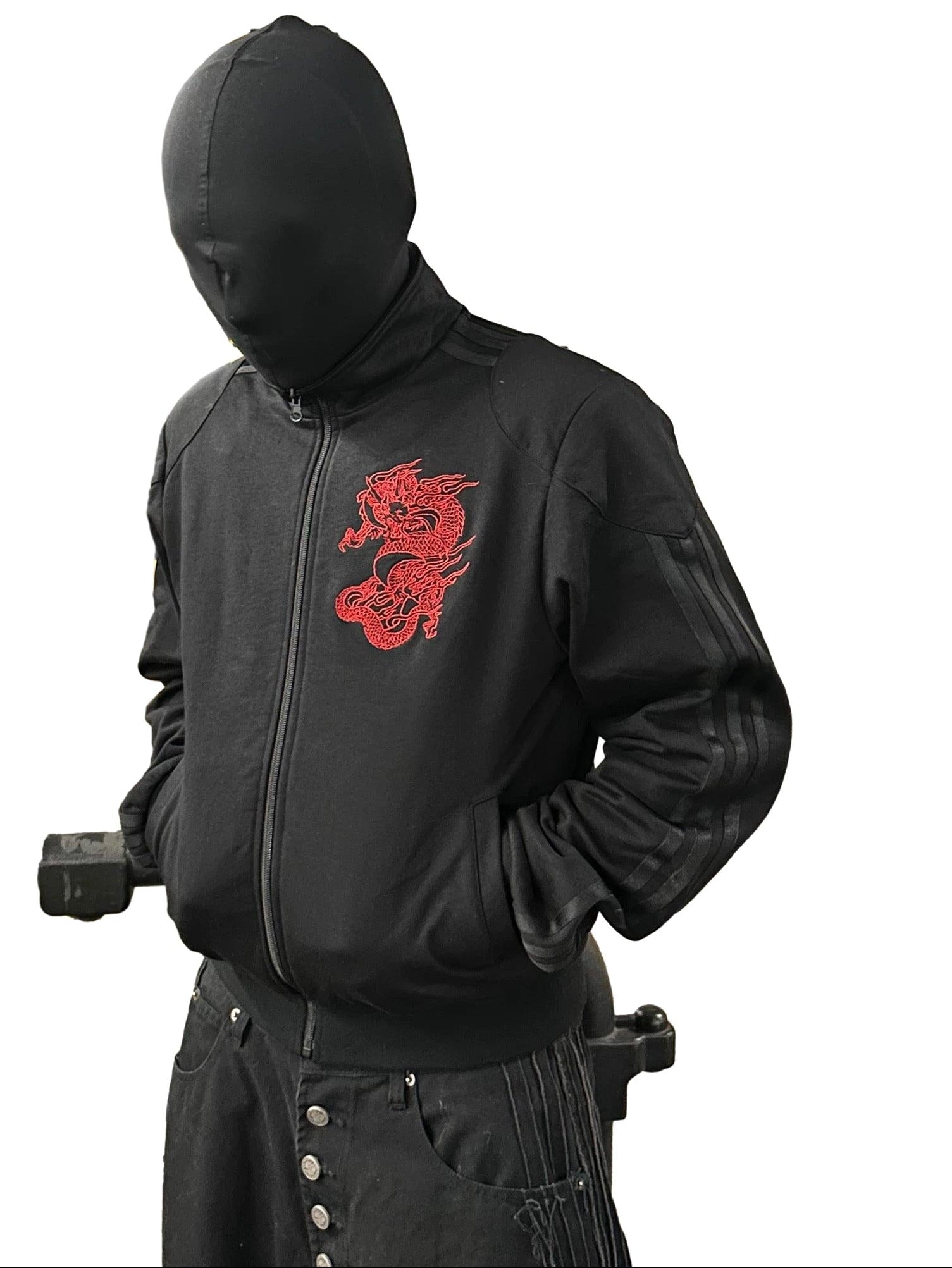 *RYE CHASIN "BOSOZOKU" EMBROIDERED JACKET BLACK/RED – RyeChasin.US